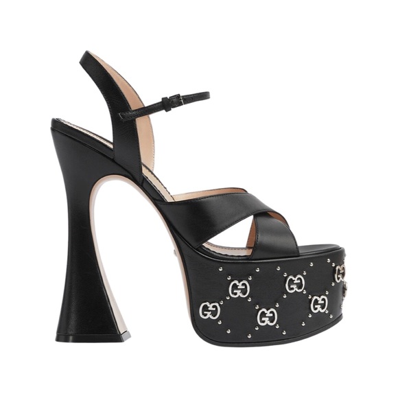 Gucci | Shoes | Gucci Interlocking G Studs Platform Sandals | Poshmark